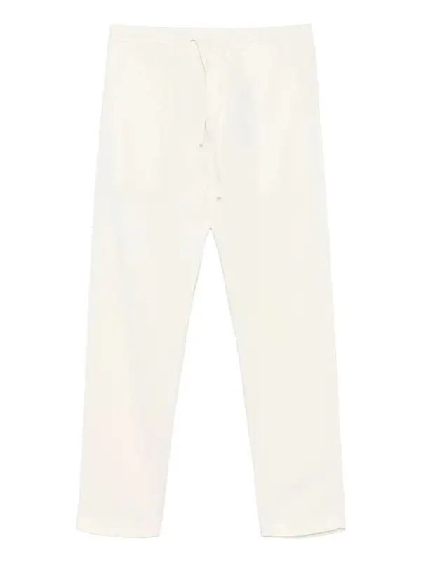 Canali Drawstring-waistband Trousers - Neutrals