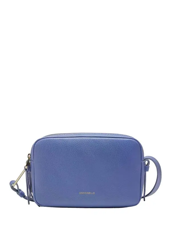 COCCINELLE Small Mallory Textured Crossbody Bag - Blue