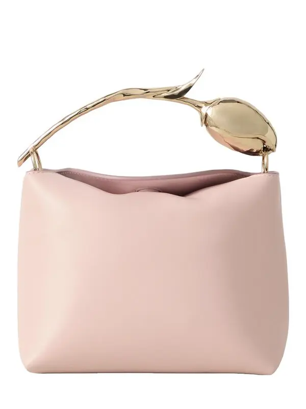 Erdem Bloom Mini Leather Shoulder Bag - Pink