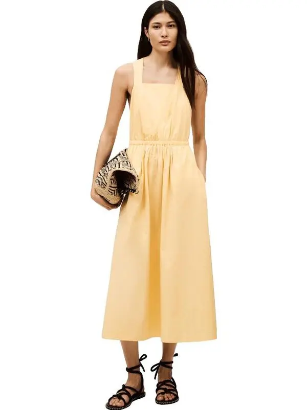 Ba&sh Tali Strappy Dress - Yellow