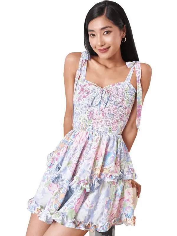 Yumi Kim Elise Mini Dress - Natural