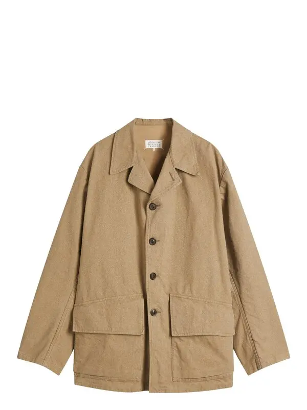 MAISON MARGIELA Cotton Chore Jacket - Sand