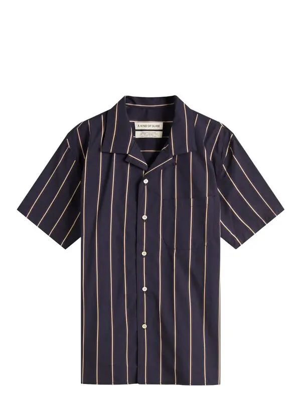 A KIND OF GUISE Gioia Shirt - Dark Laguna Stripe