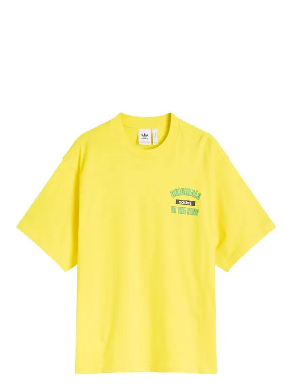 Adidas Originals In The Ring Graphic T-shirt - Yellow