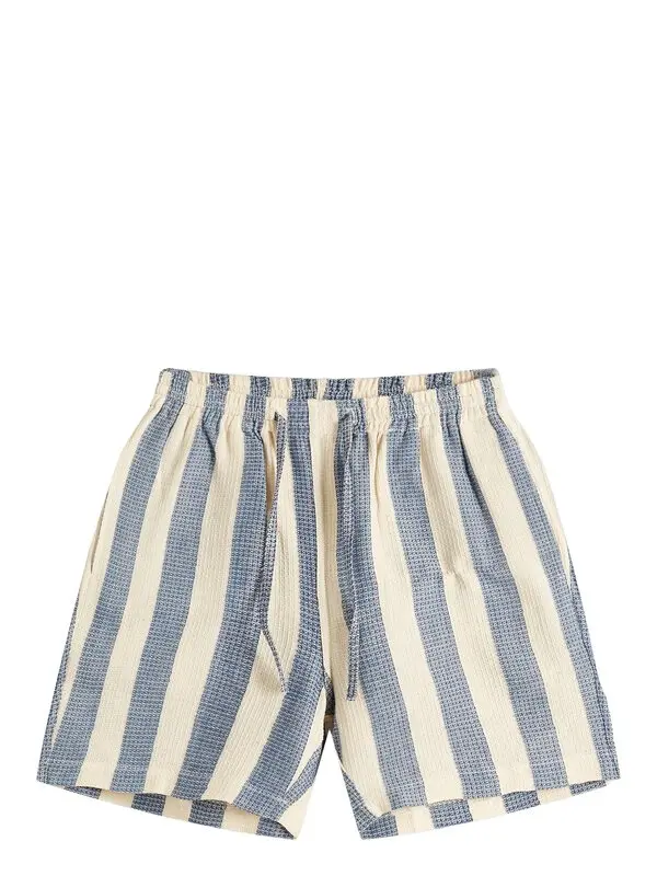KARDO Handwoven Drawstring Shorts - White