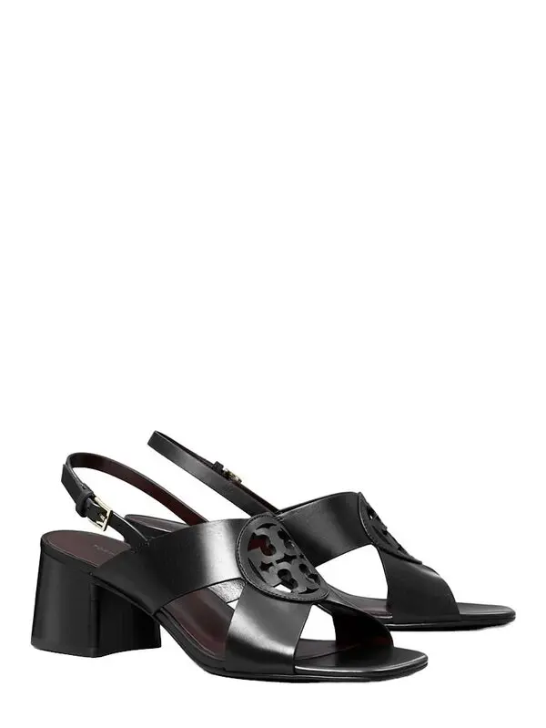 Tory Burch Miller Heeled Sandal - Perfect Black