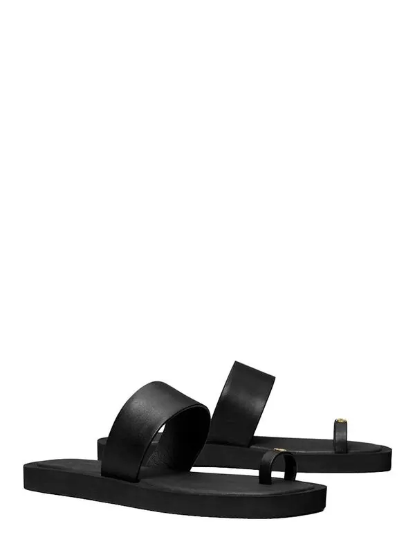 Tory Burch Toe Ring Slide - Perfect Black/perfect Black