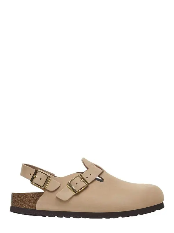 BIRKENSTOCK Tokio Nubuck Clogs - Sandcastle