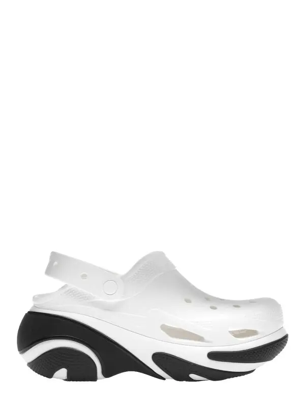 CROCS Bubble Crush Clogs - White/black