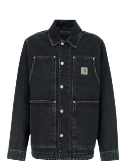 Carhartt Wip Og Double Front Jacket - Black (stone Washed)