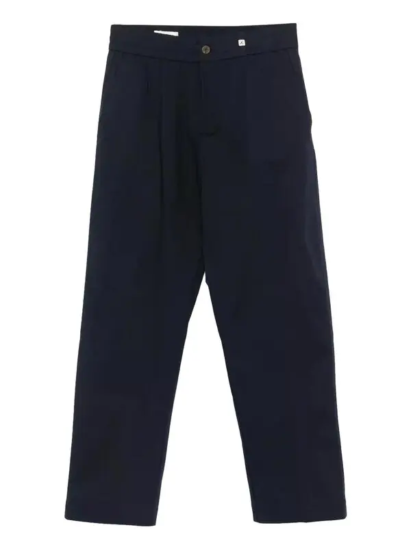 MYTHS Poplin Trousers - Blue