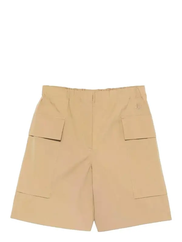 JIL SANDER Cotton Cargo Shorts - Brown