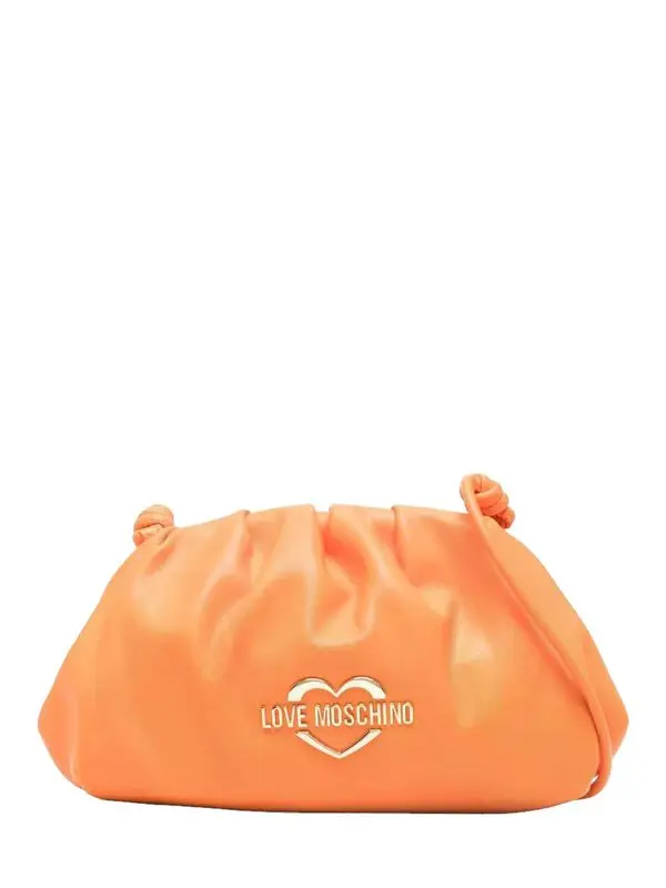 Moschino Logo-lettering Cross Body Bag - Orange