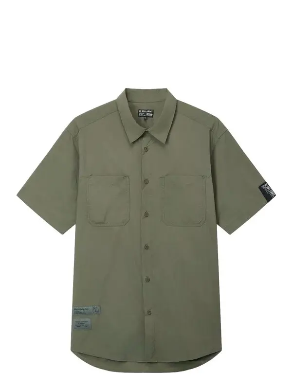 Izzue Short-sleeve Utility Shirt - Green