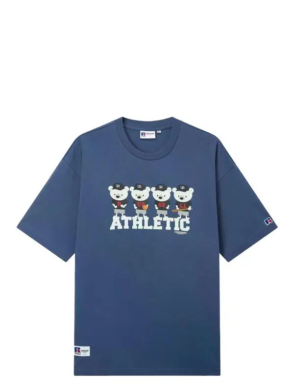 CHOCOOLATE Graphic Print T-shirt - Blue