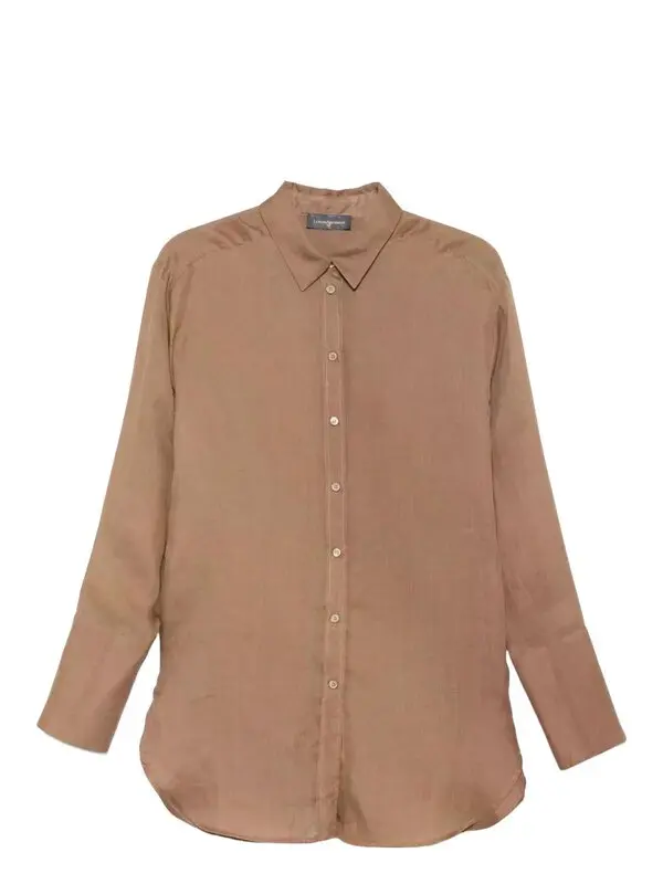 Lorena Antoniazzi Ramie Shirt - Brown