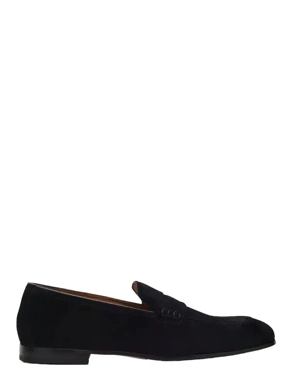 DOUCAL'S Leather Loafers - Black