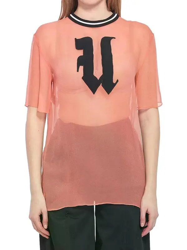 UNGARO Logo Appliqué T-shirt - Pink