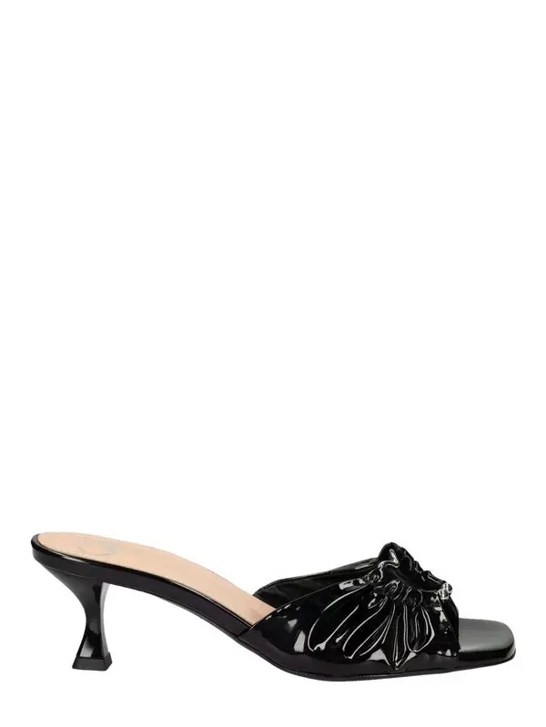 Moschino Leather Sandals - Black