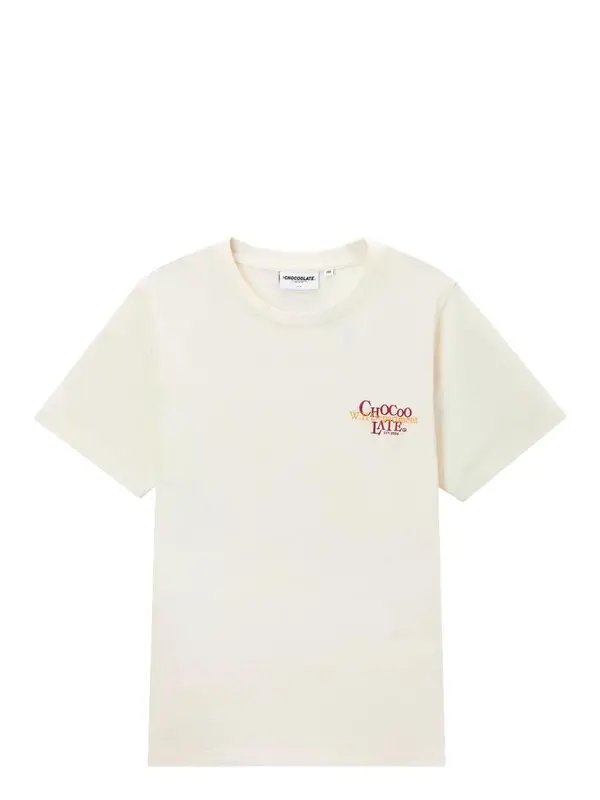 CHOCOOLATE Logo T-shirt - White