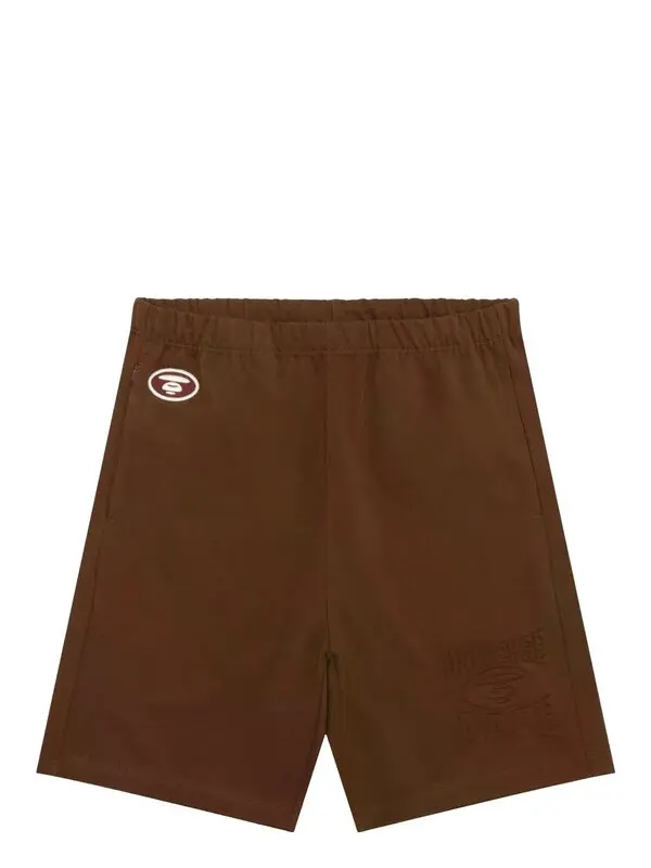 AAPE BY *A BATHING APE® Logo-patch Shorts - Brown