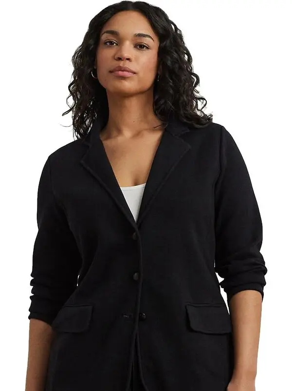 Ralph Lauren Cotton-blend Sweater Blazer - Polo Black