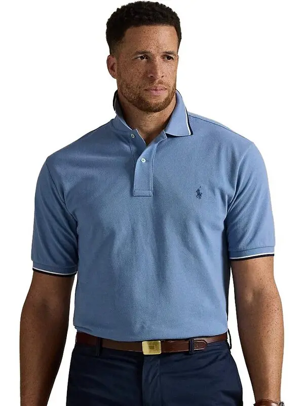 Ralph Lauren Mesh Polo Shirt - Channel Blue