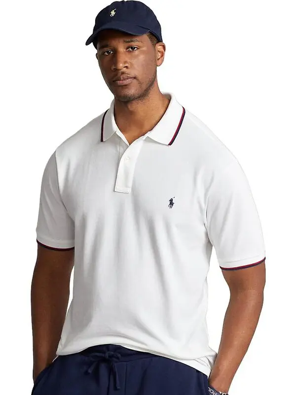 Ralph Lauren Mesh Polo Shirt - White