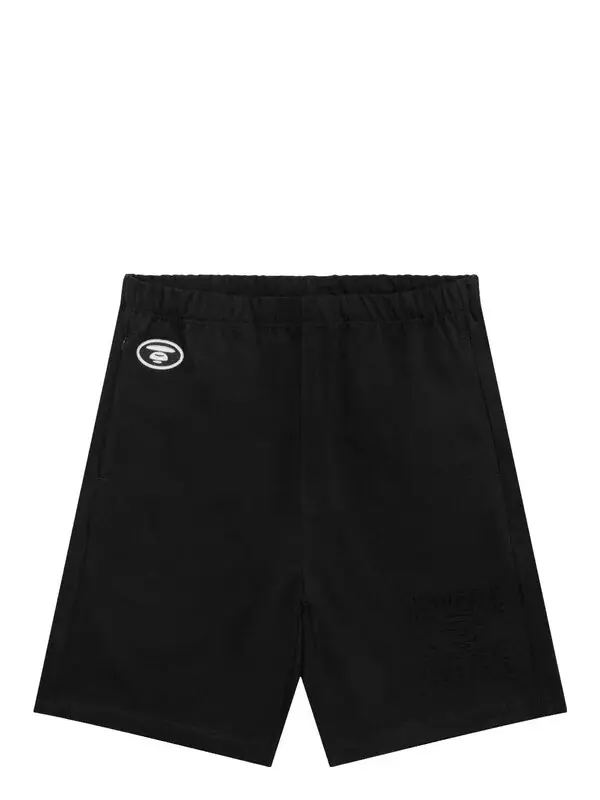 AAPE BY *A BATHING APE® Logo-patch Shorts - Black