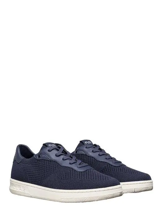 Clae Davis Perforated Low Top Sneakers - Navy