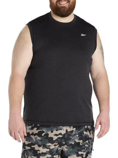 REEBOK Big & Tall Performance Sleeveless Shirt - Black
