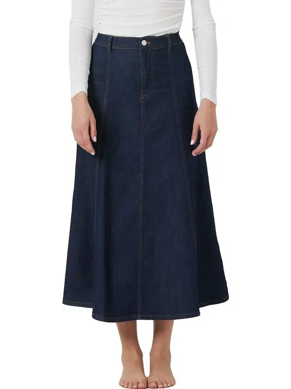BY TESS COLLECTION Vivi Skirt - Blue Denim