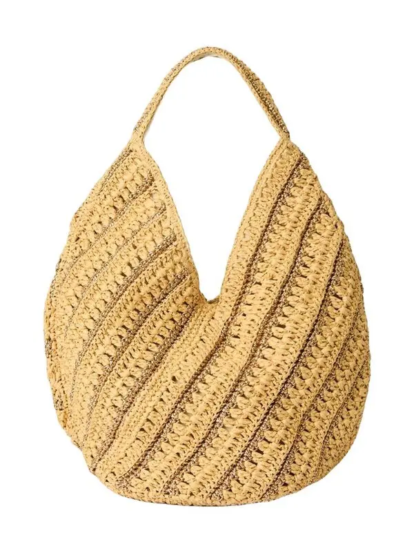 BTB LOS ANGELES Harper Hobo Bag - Gold