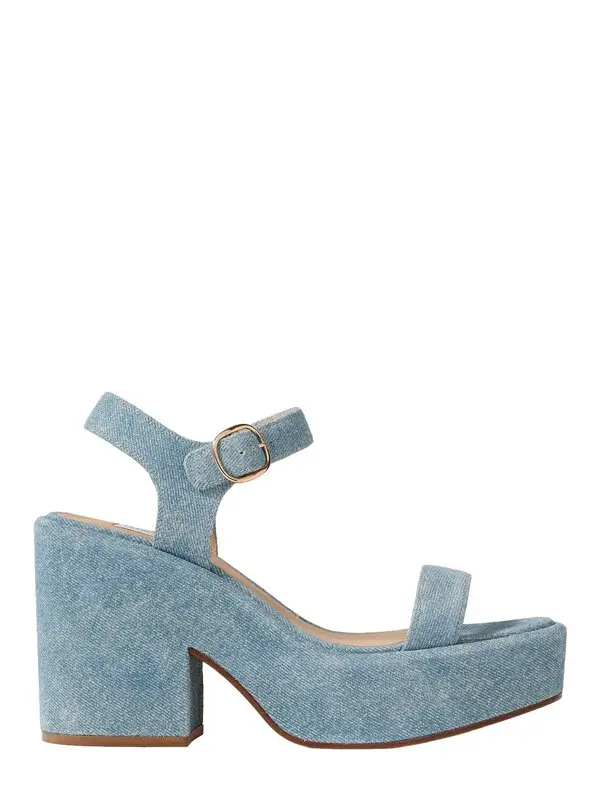 Gabriela Hearst Iman Platform Sandals - Blue