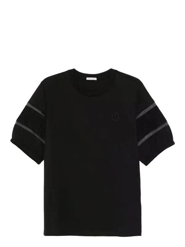 Moncler Logo-patch T-shirt - Black