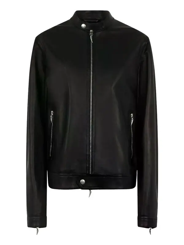 Roberto Cavalli Zip-up Bomber Jacket - Black