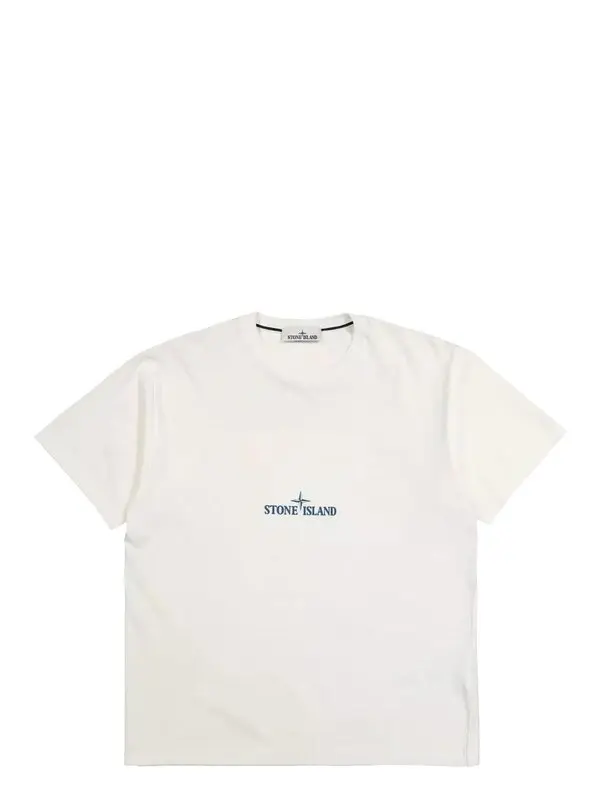 Stone Island Logo-print T-shirt - White