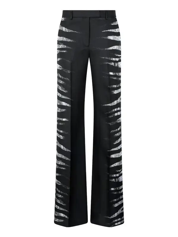 Roberto Cavalli Straight-leg Trousers - Black