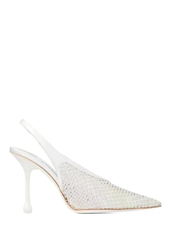 JIMMY CHOO 95mm Isa Pumps - White