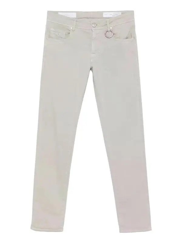 TRAMAROSSA Logo-patch Trousers - Grey
