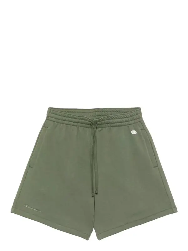 Champion Logo-patch Shorts - Green