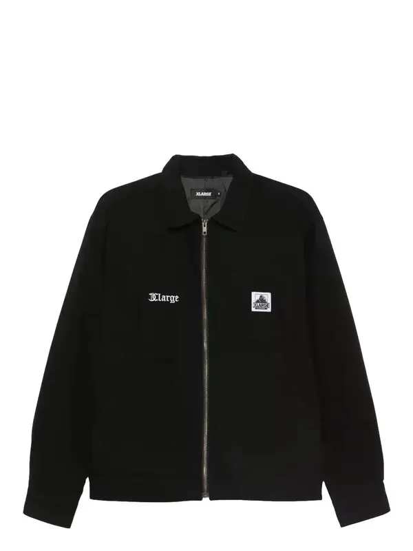 XLARGE Logo-patch Overshirt - Black