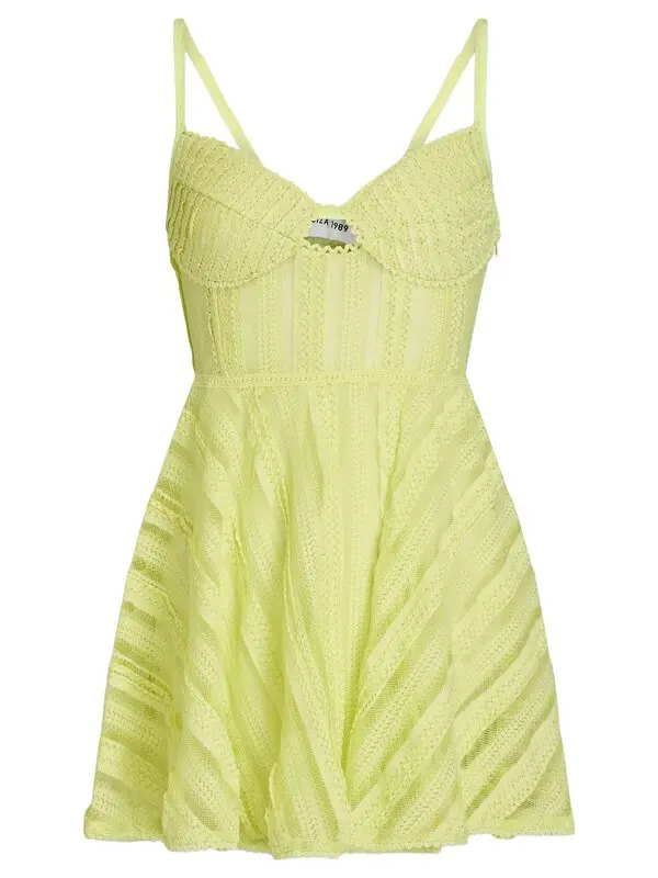 Charo Ruiz Ibiza Limey Mini Dress - Light Green