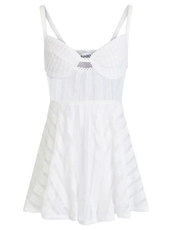 Charo Ruiz Ibiza Limey Mini Dress - White