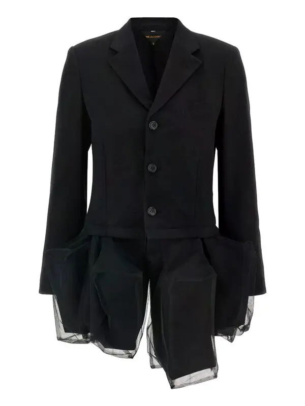 Comme Des Garçons Wool Blazer - Black