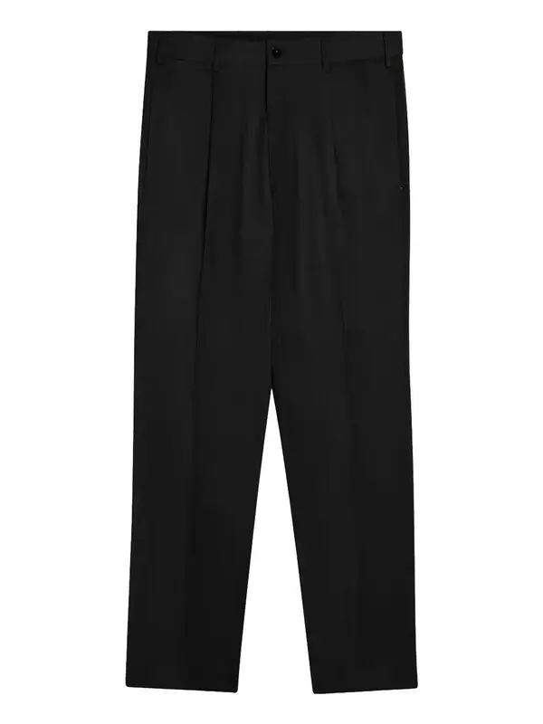 SANTANIELLO Tailored Cropped Trousers - Black