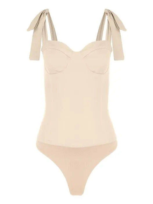 PRIME OF LIME Victoria Bodysuit - Ivory