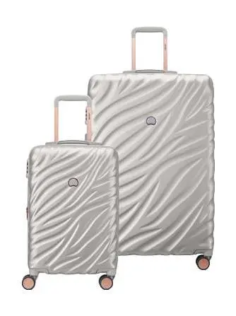 DELSEY PARIS Alexis Hardside 2-piece Expandable Spinner Luggage Set - Platinum/rose Gold