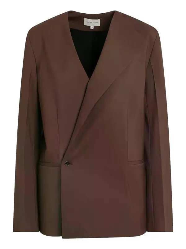Loulou De Saison Stretch-wool Blazer - Brown