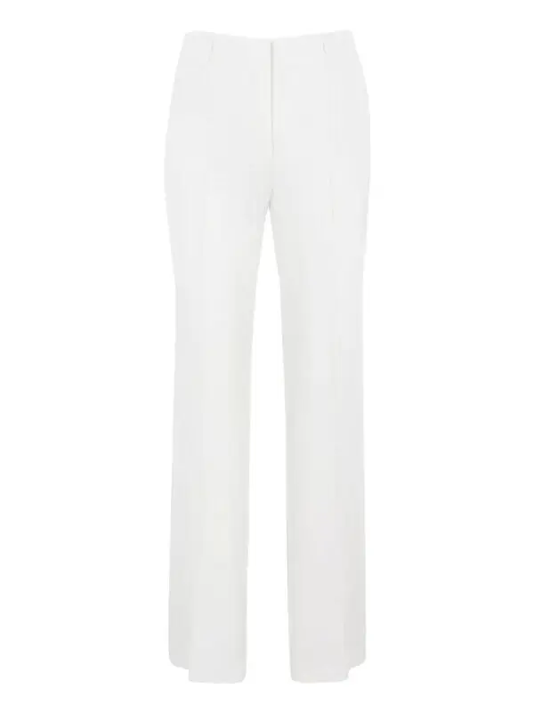 Alberta Ferretti Straight-leg Trousers - White